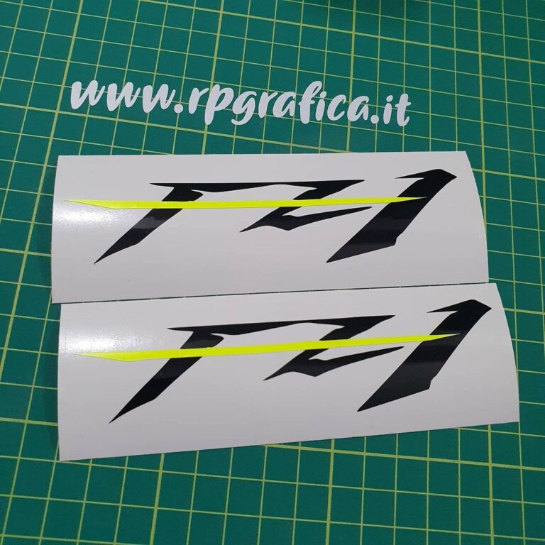 Coppia Adesivi Yamaha FZ1 Stickers Decal Bicolore - RP Grafica